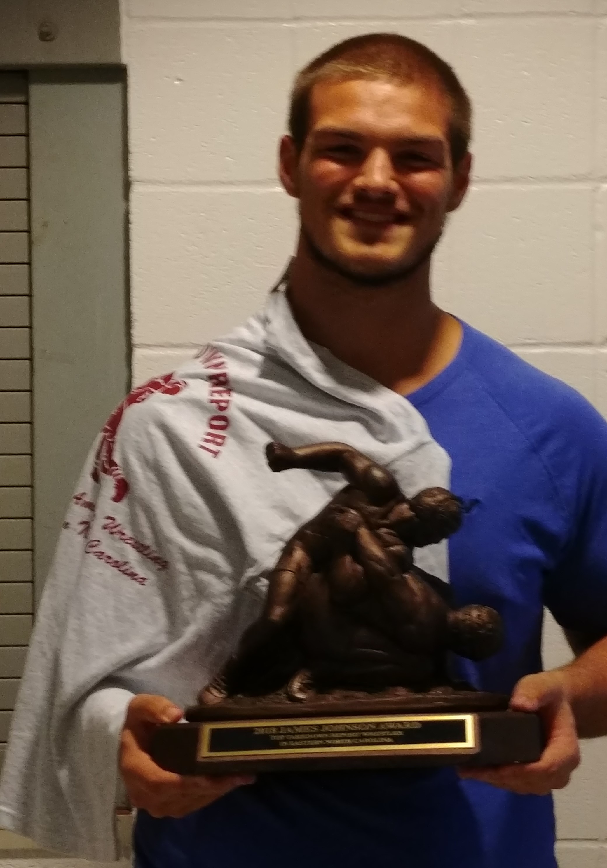 Thomas Hudson of Dixon awarded the James Johnson Trophy Award ...